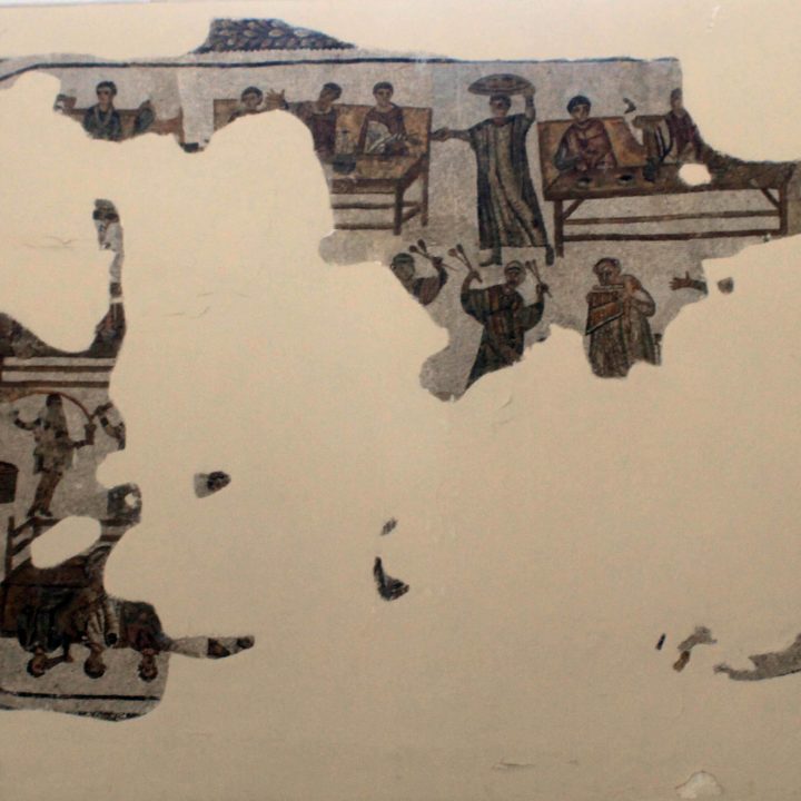 Zaher Kammoun » » La mosaïque à décor de jonchée de Carthage